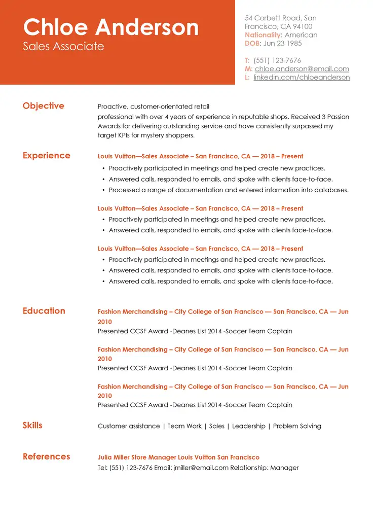 Microsoft Word Resume Templates | ResumeGiants